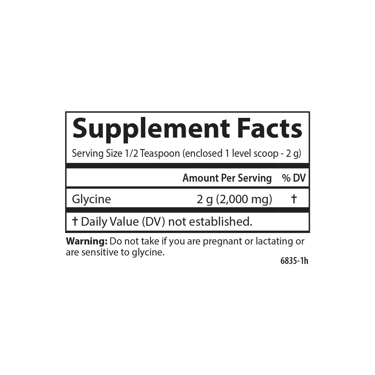 Vitamin A support with Carlson Labs glycine