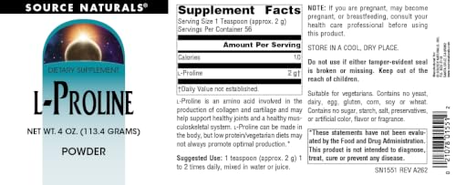 Vitamin A support with L-Proline