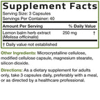 vitamin A support with lemon balm