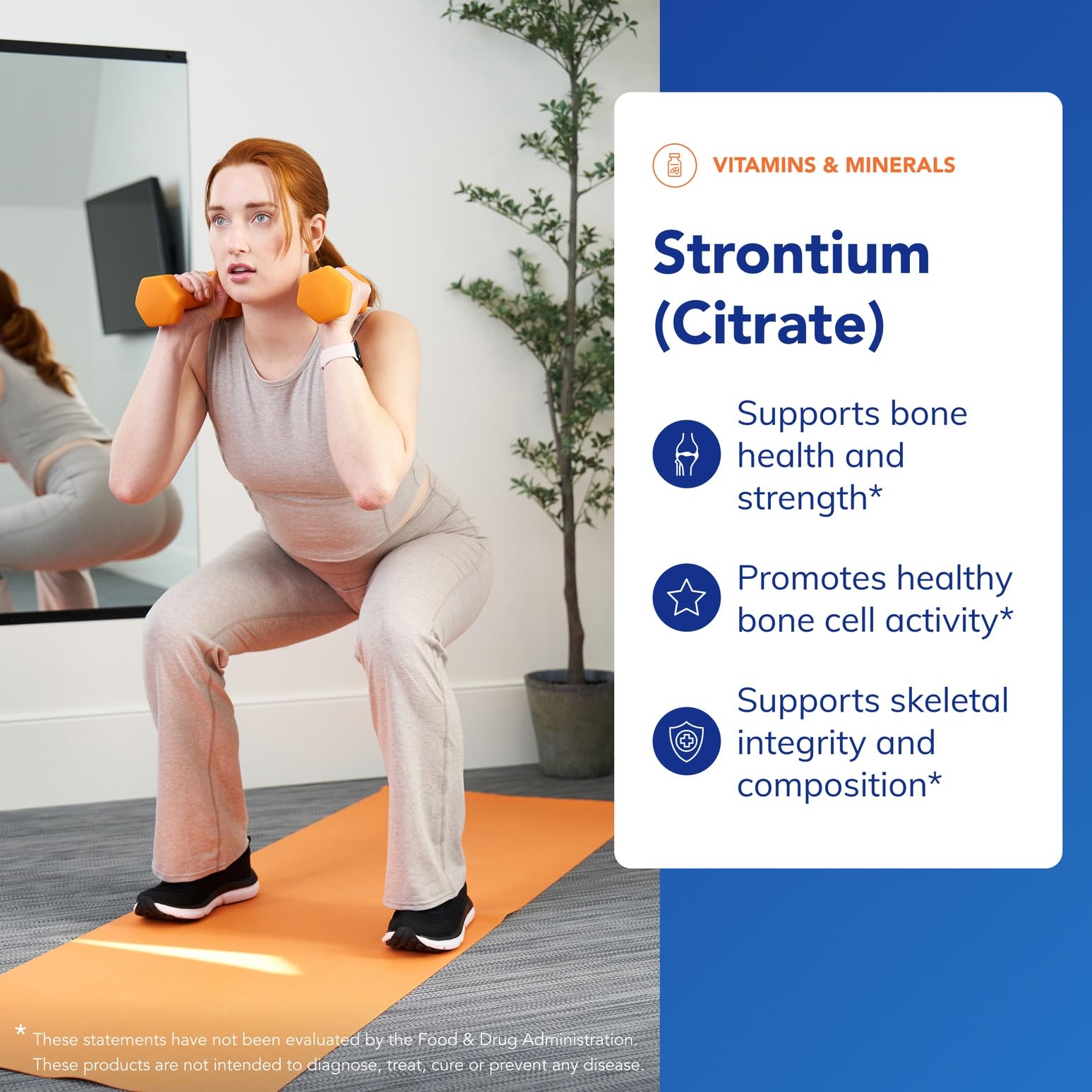 Vitamin A support with Strontium Citrate