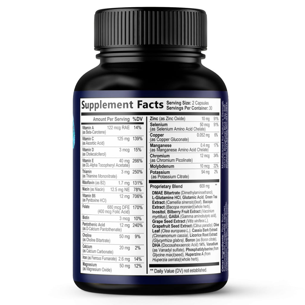 vitamin and mineral blend for brain health