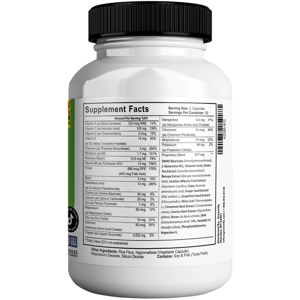 vitamin and mineral blend for clarity