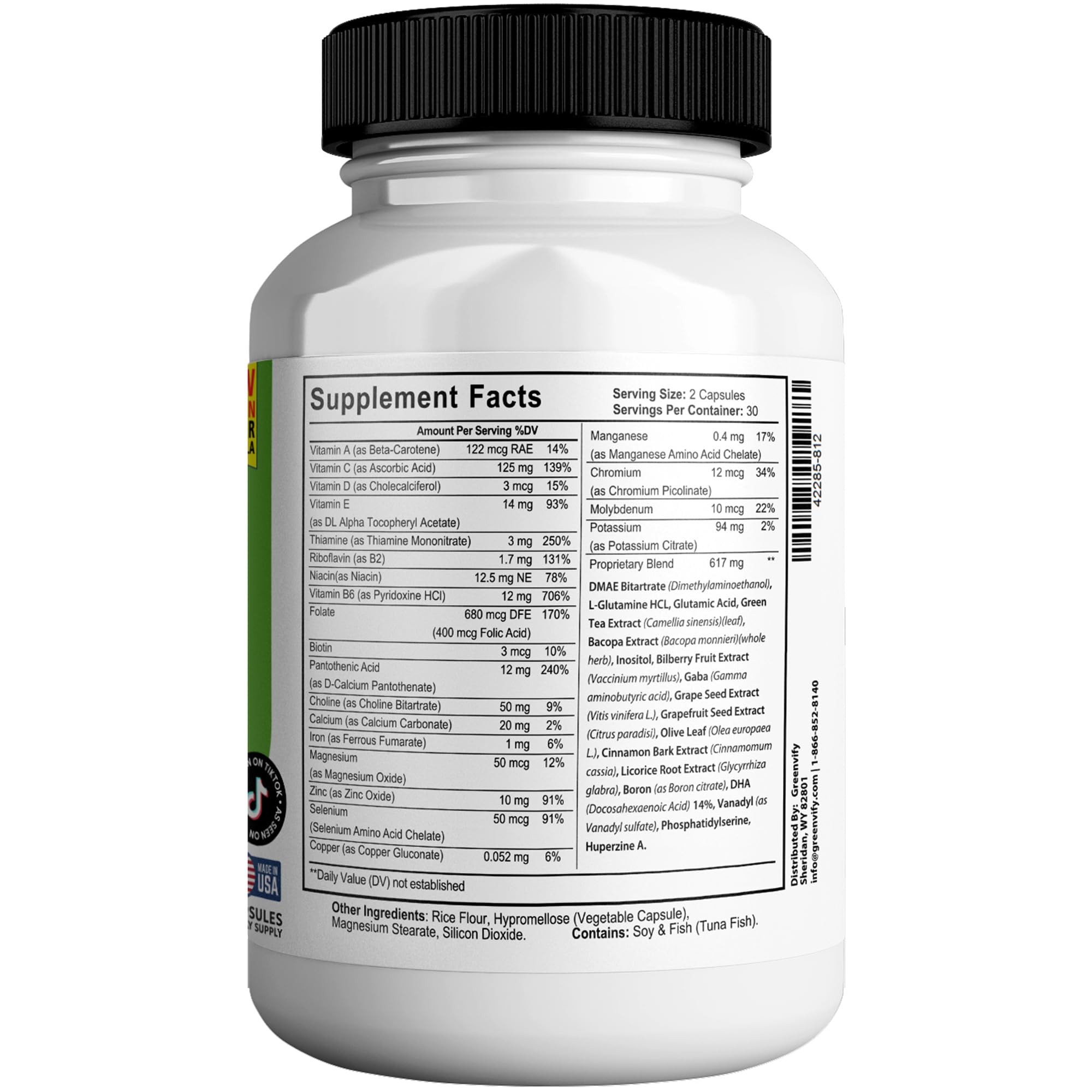 vitamin and mineral blend for clarity