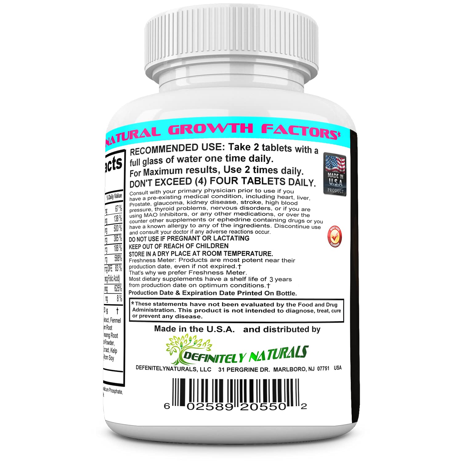 vitamin and mineral blend for curves