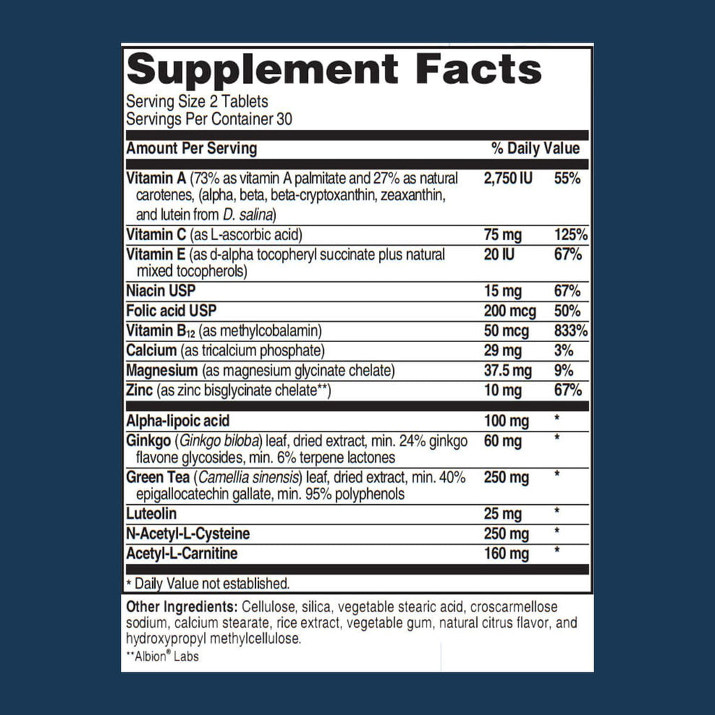 Vitamin and mineral blend for ear wellness