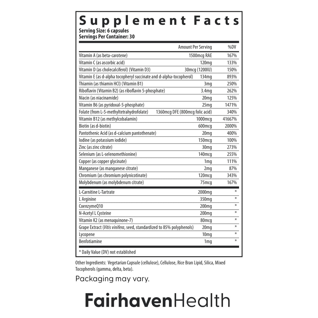 vitamin and mineral blend for fertility