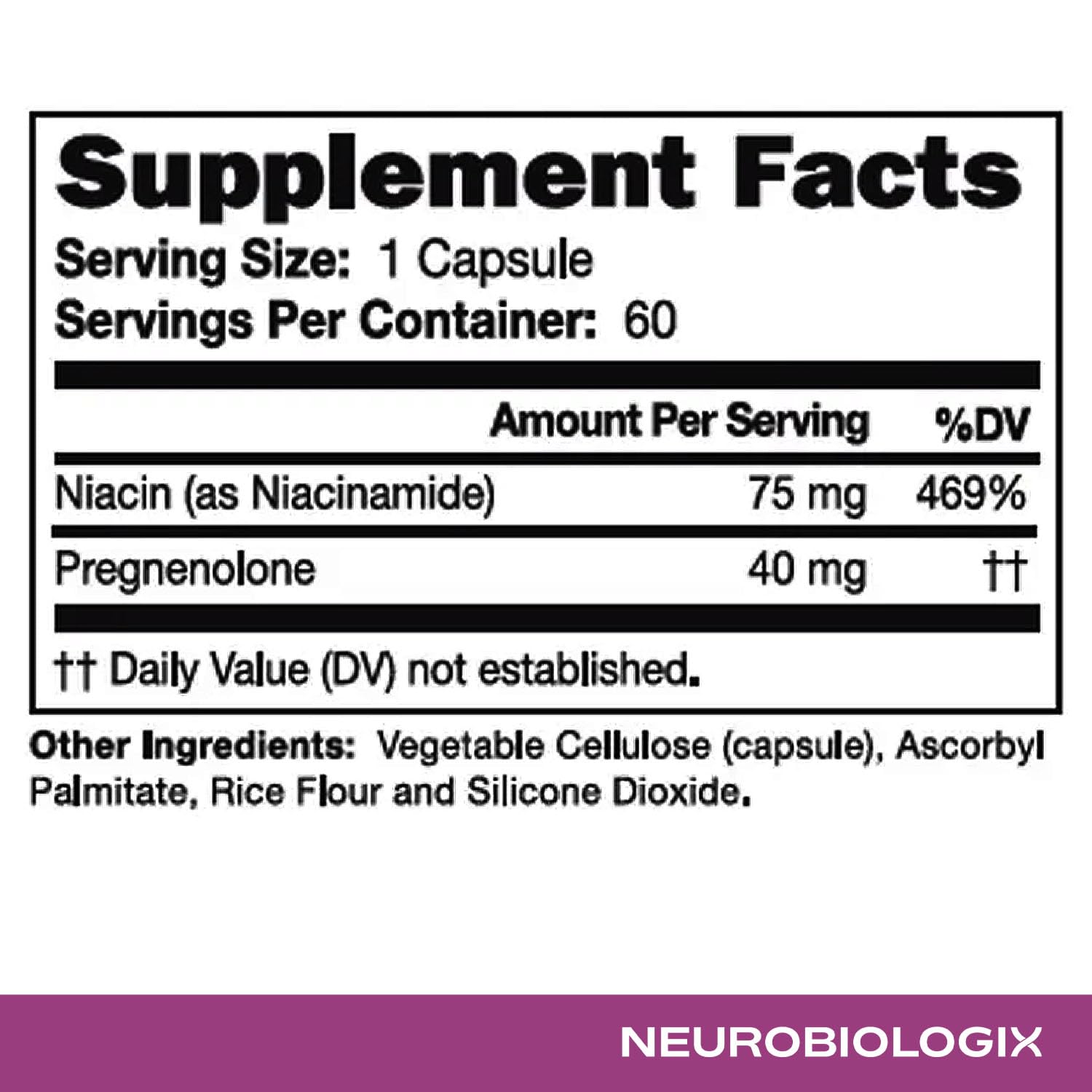 Vitamin and mineral blend for focus