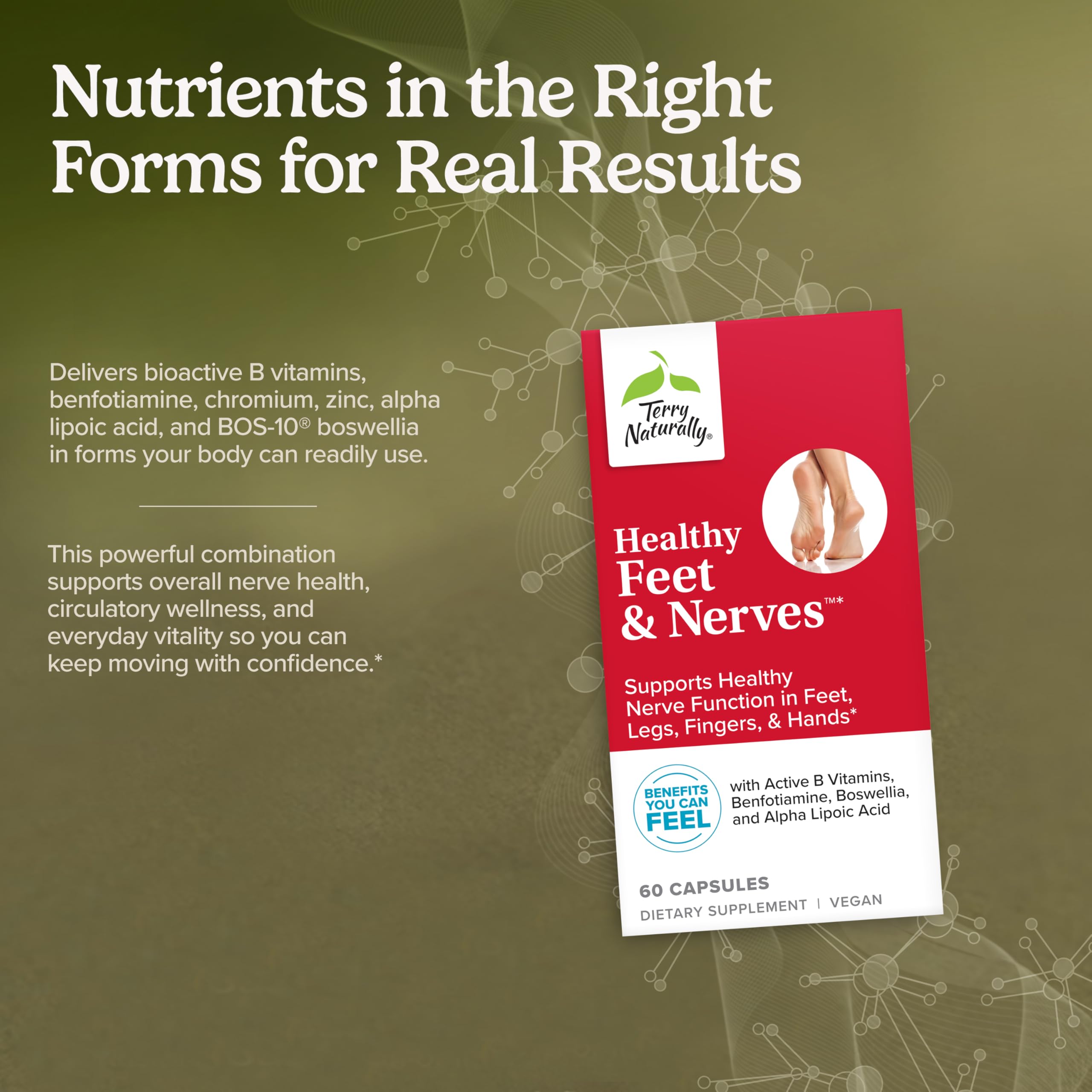 vitamin and mineral blend for foot comfort