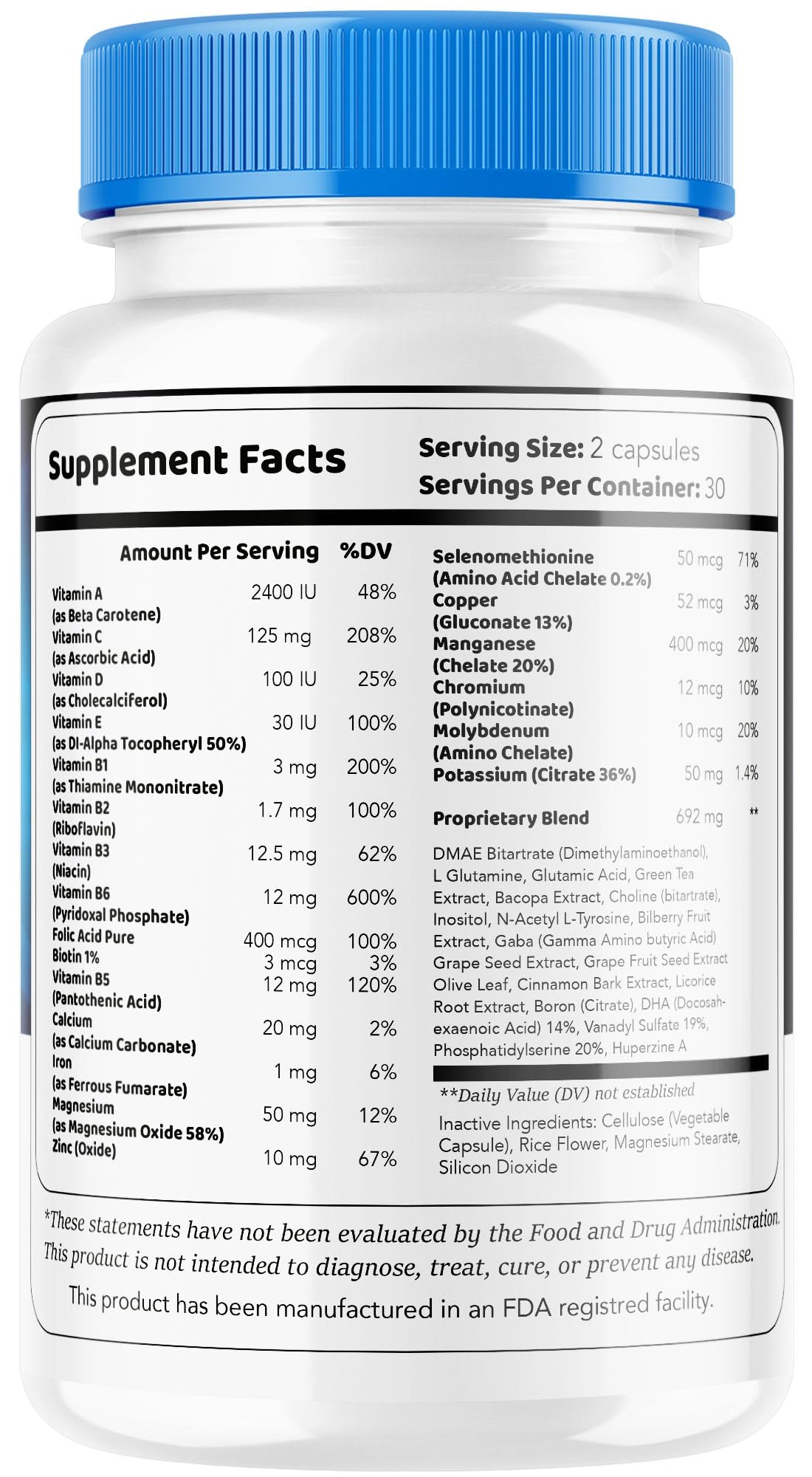 vitamin and mineral blend for optimal health