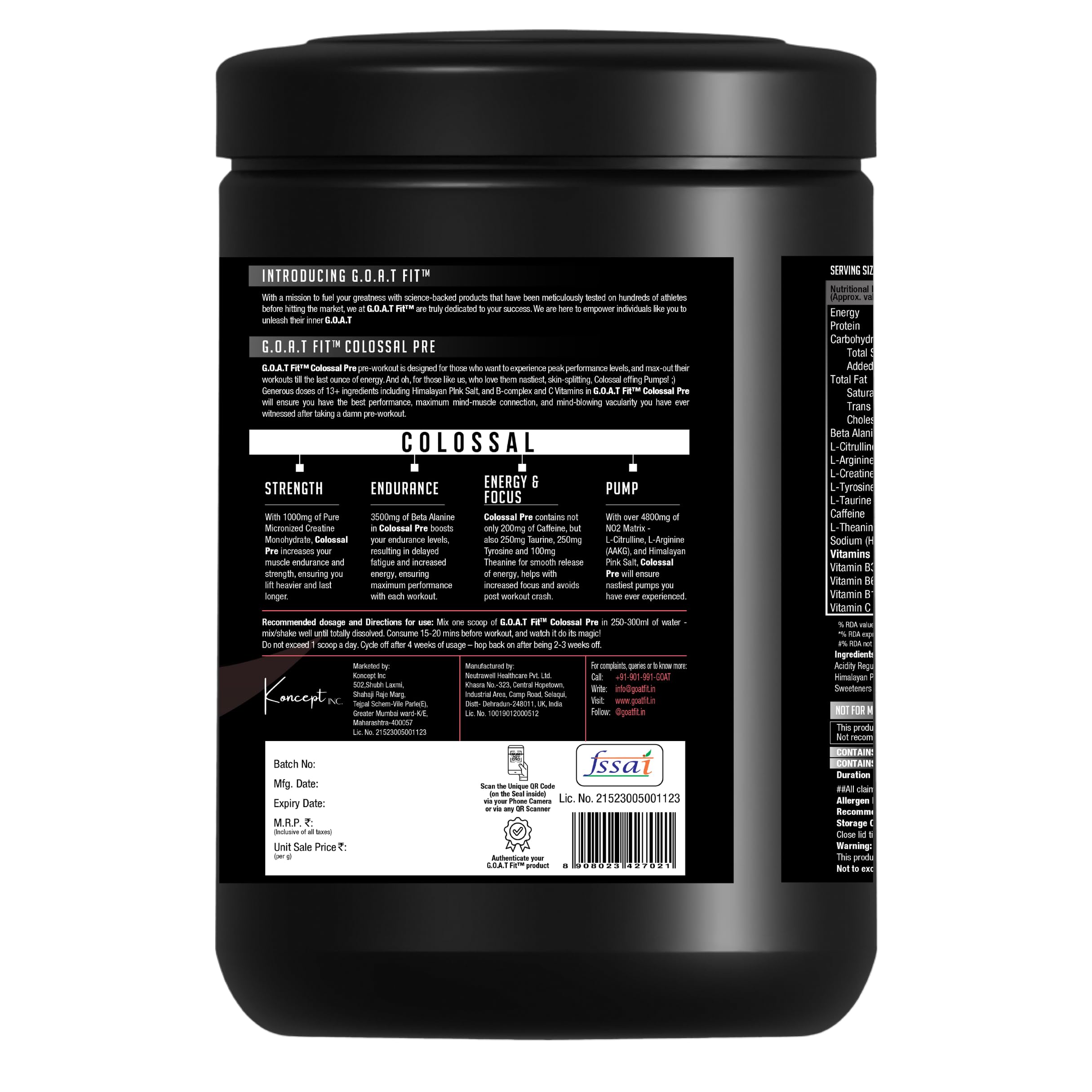 vitamin and mineral blend for performance