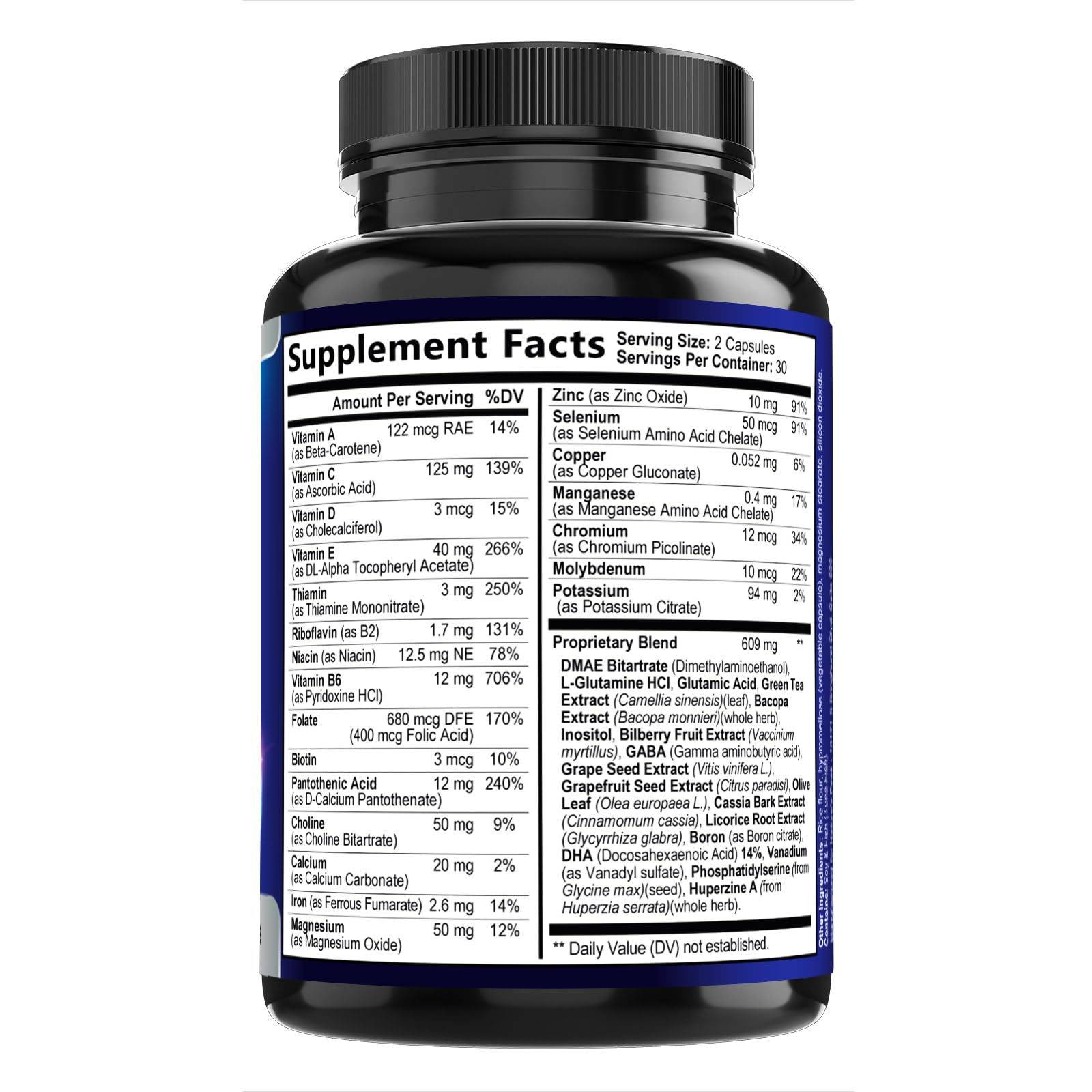 vitamin and mineral brain boosters
