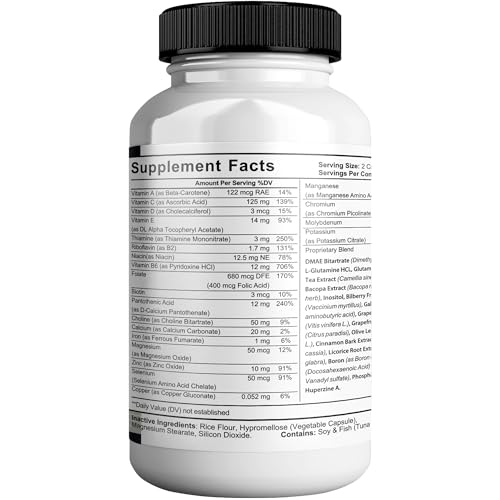 vitamin and mineral brain health