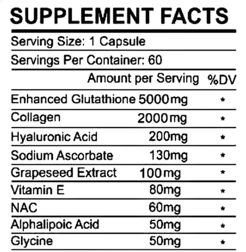 Vitamin and mineral capsules for skin vitality