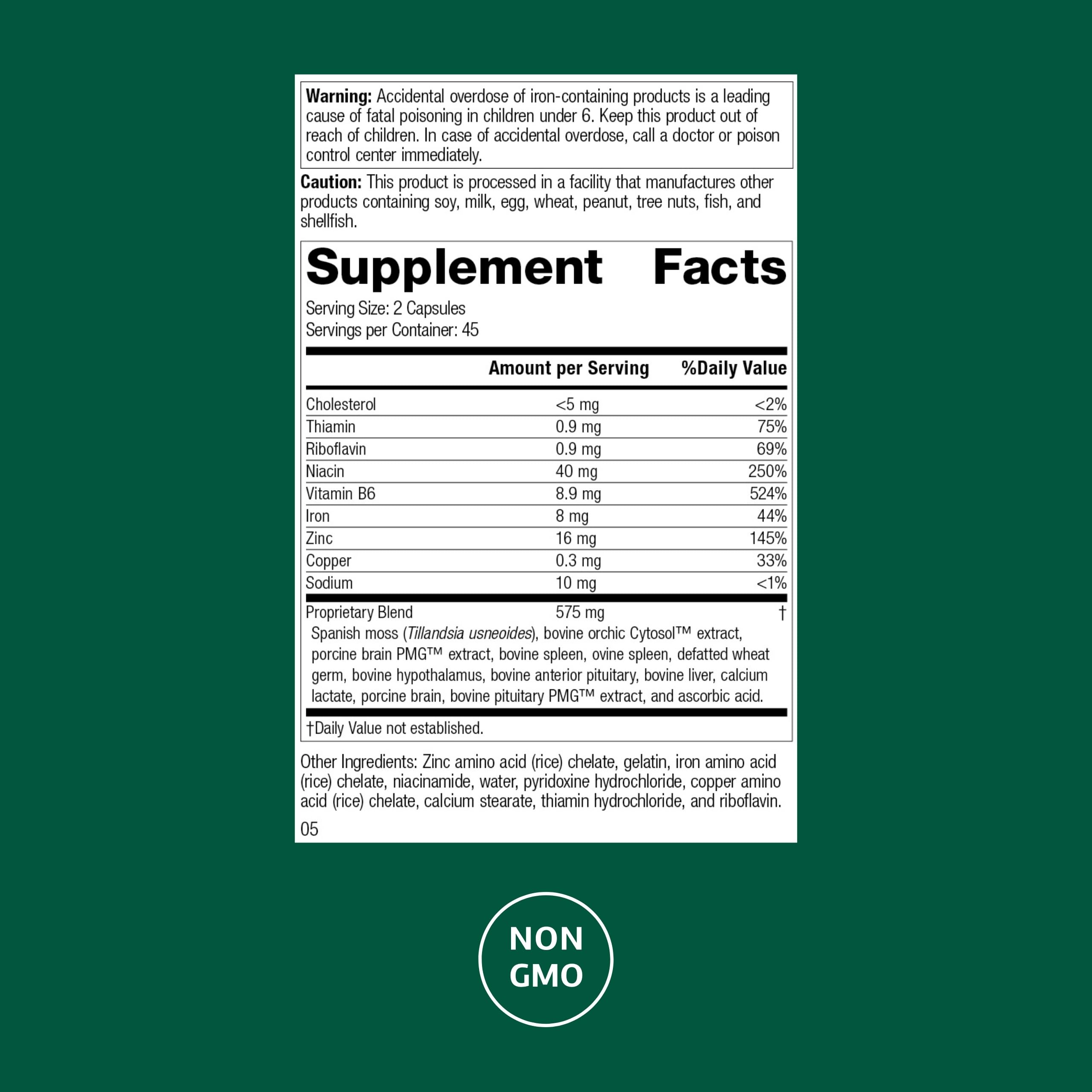 vitamin and mineral capsules for wellness