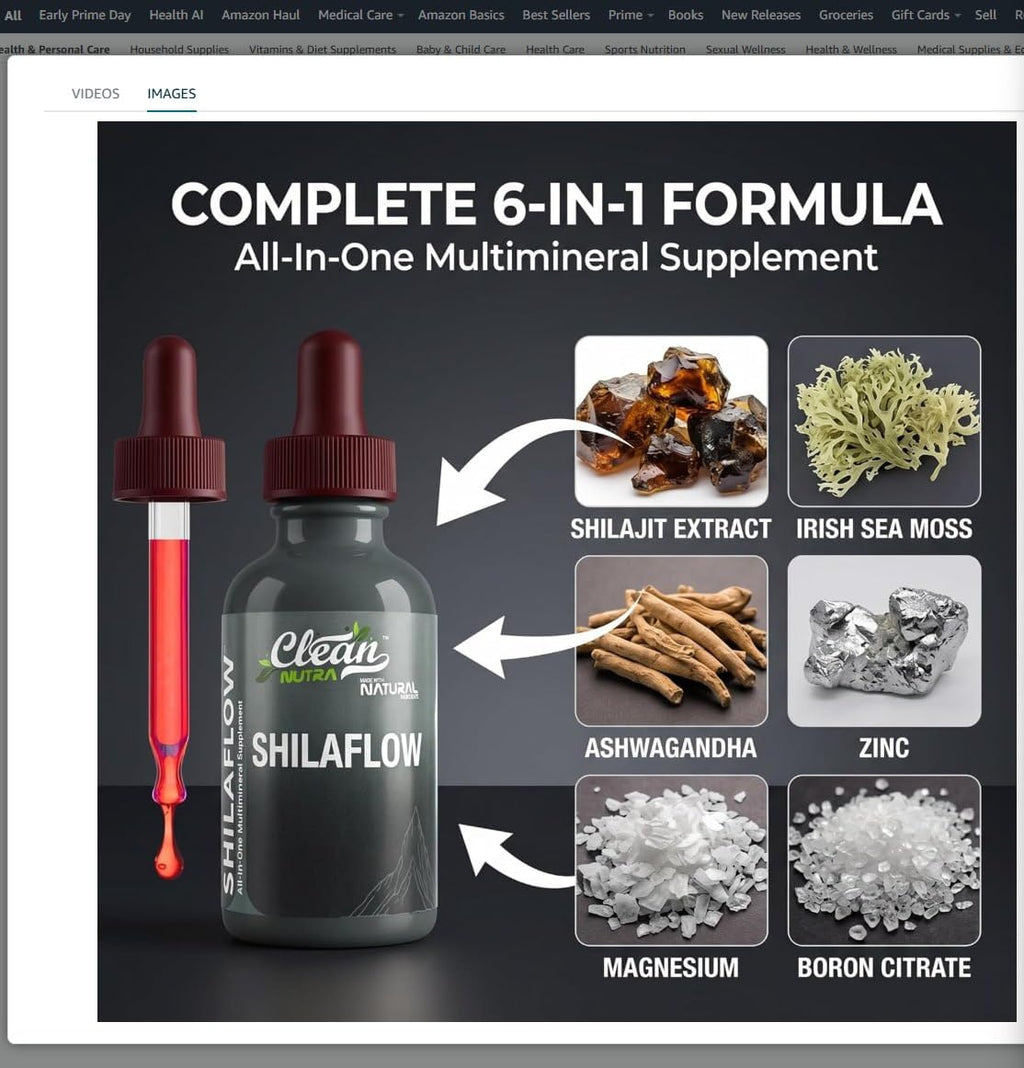 vitamin and mineral drops for active lifestyle