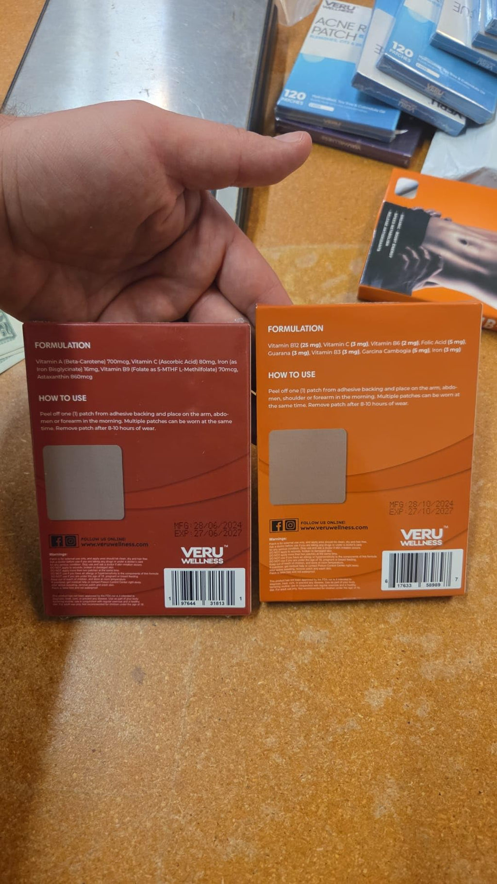 vitamin and mineral patches for vitality