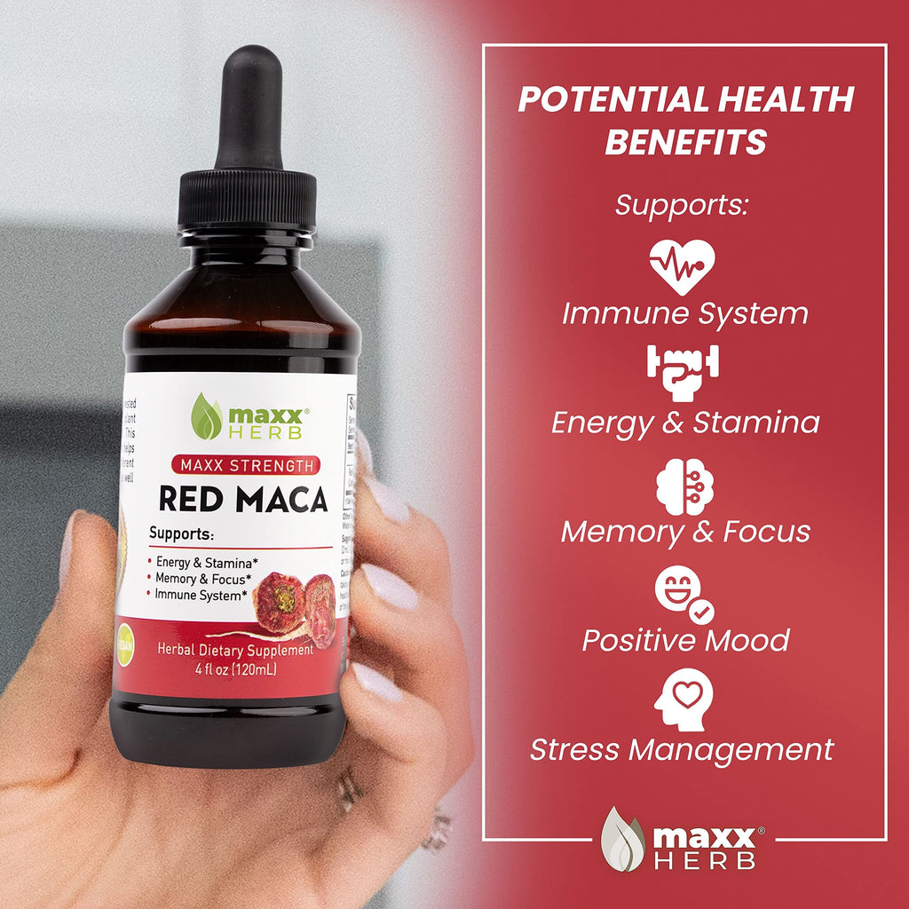 vitamin and mineral support Red Maca