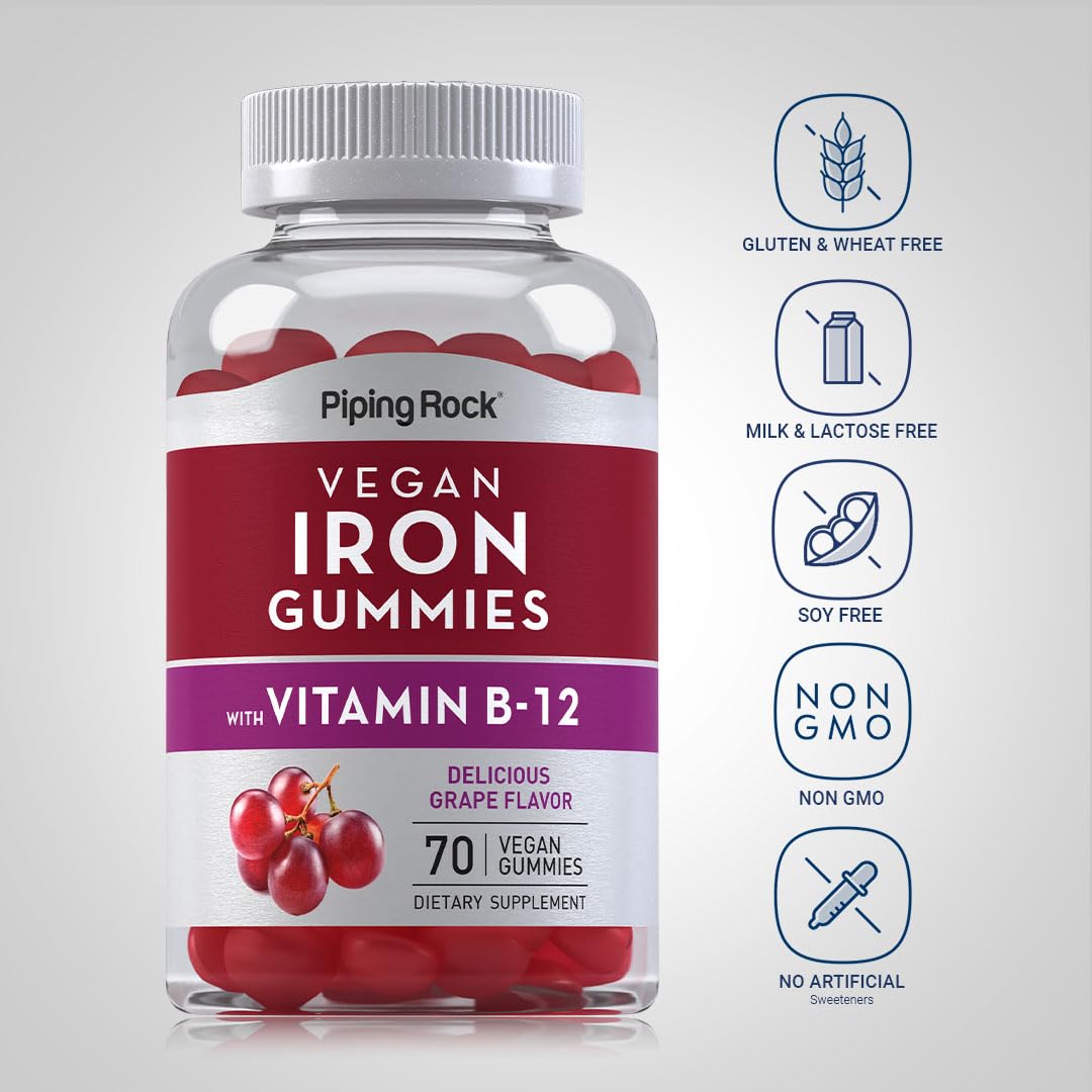 Vitamin B-12 enriched iron supplement