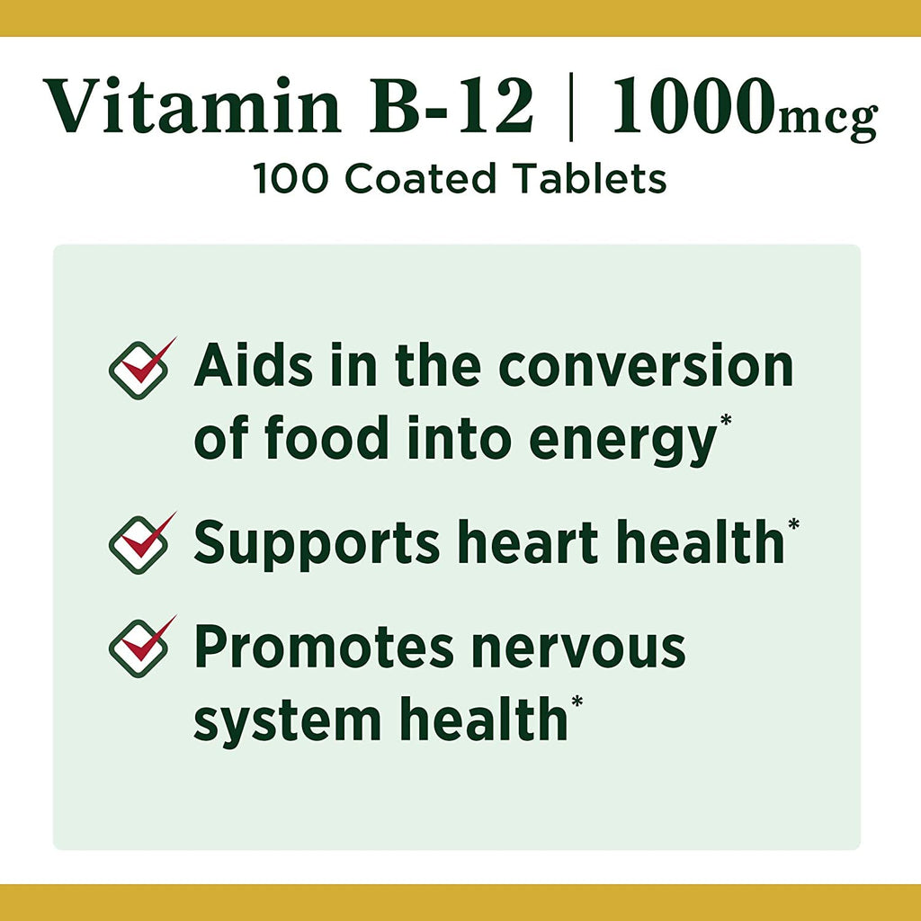 Vitamin B-12 for healthy nerve function