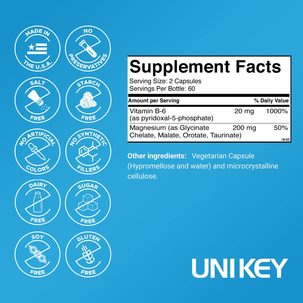 vitamin B-6 enriched magnesium