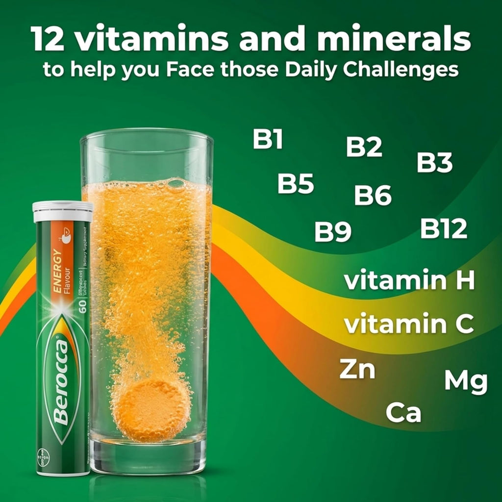 Vitamin B and C tablets for adults