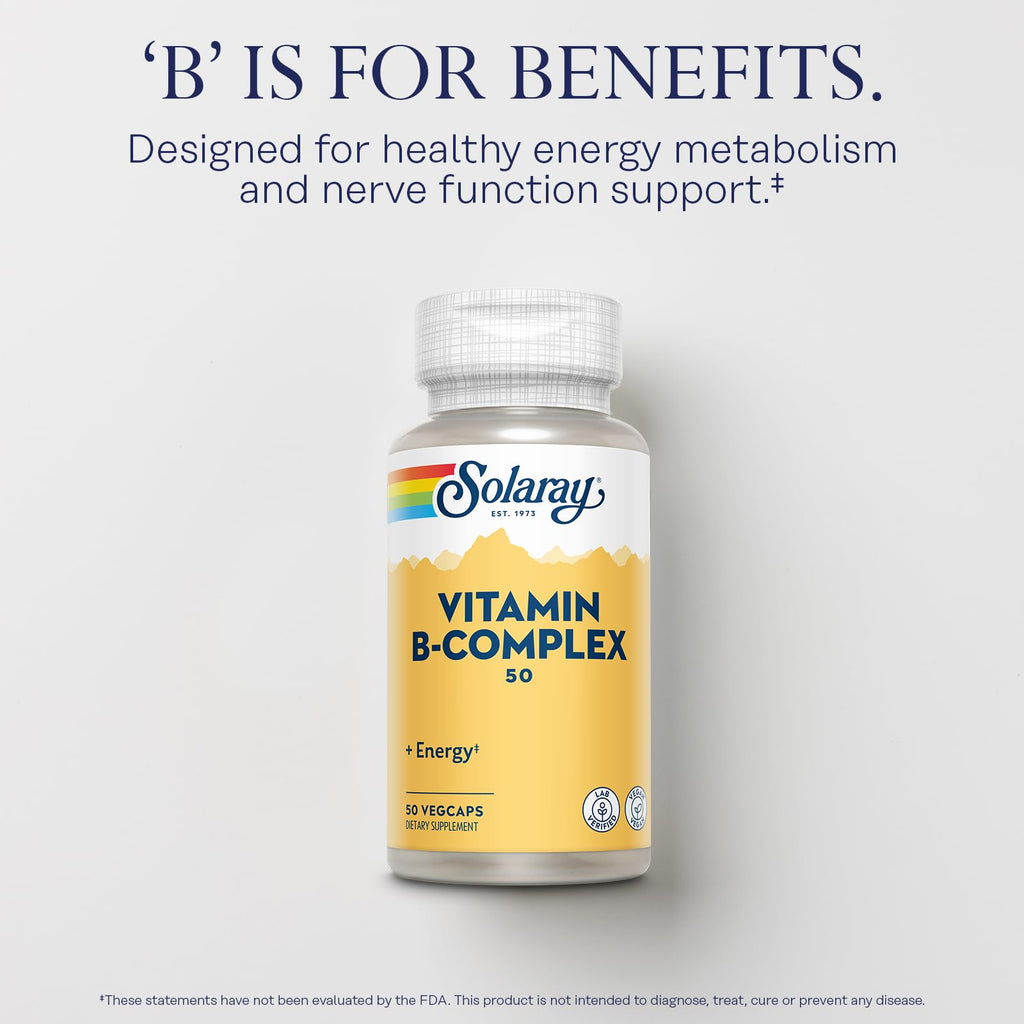 Vitamin B Complex 50 mg for stress relief