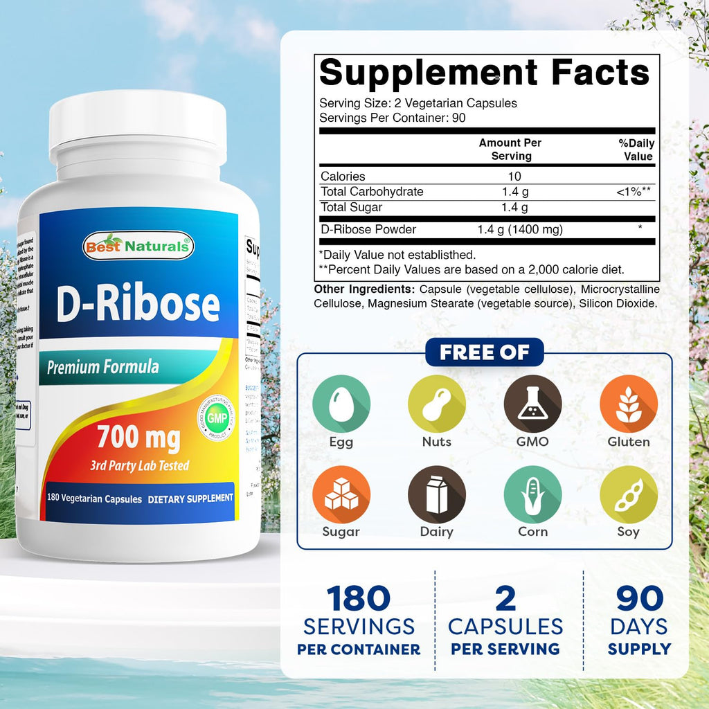 vitamin b complex d-ribose supplement