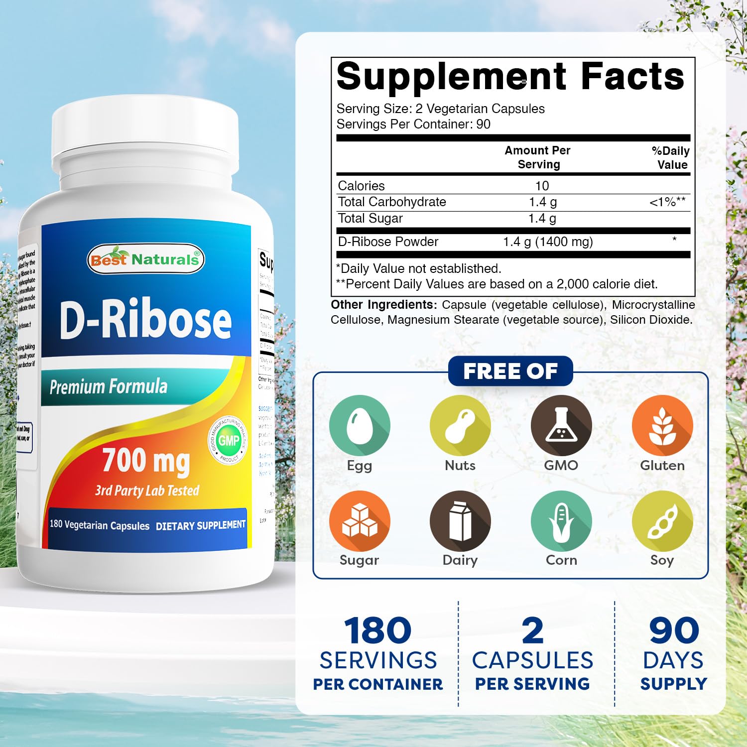 vitamin b complex d-ribose supplement