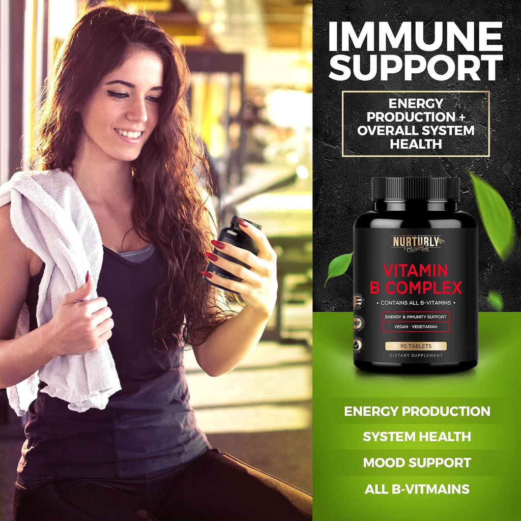 vitamin b complex daily wellness supplement