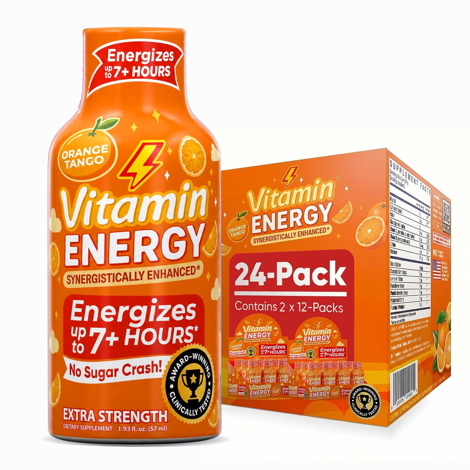 Vitamin B complex energy shots