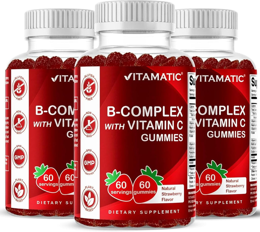 vitamin b complex energy support gummies