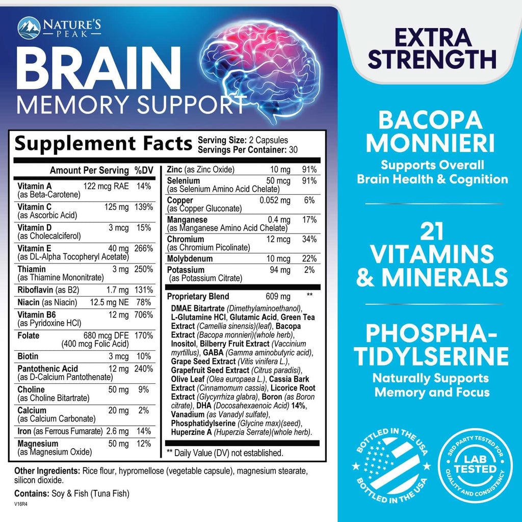 Vitamin B complex for brain health