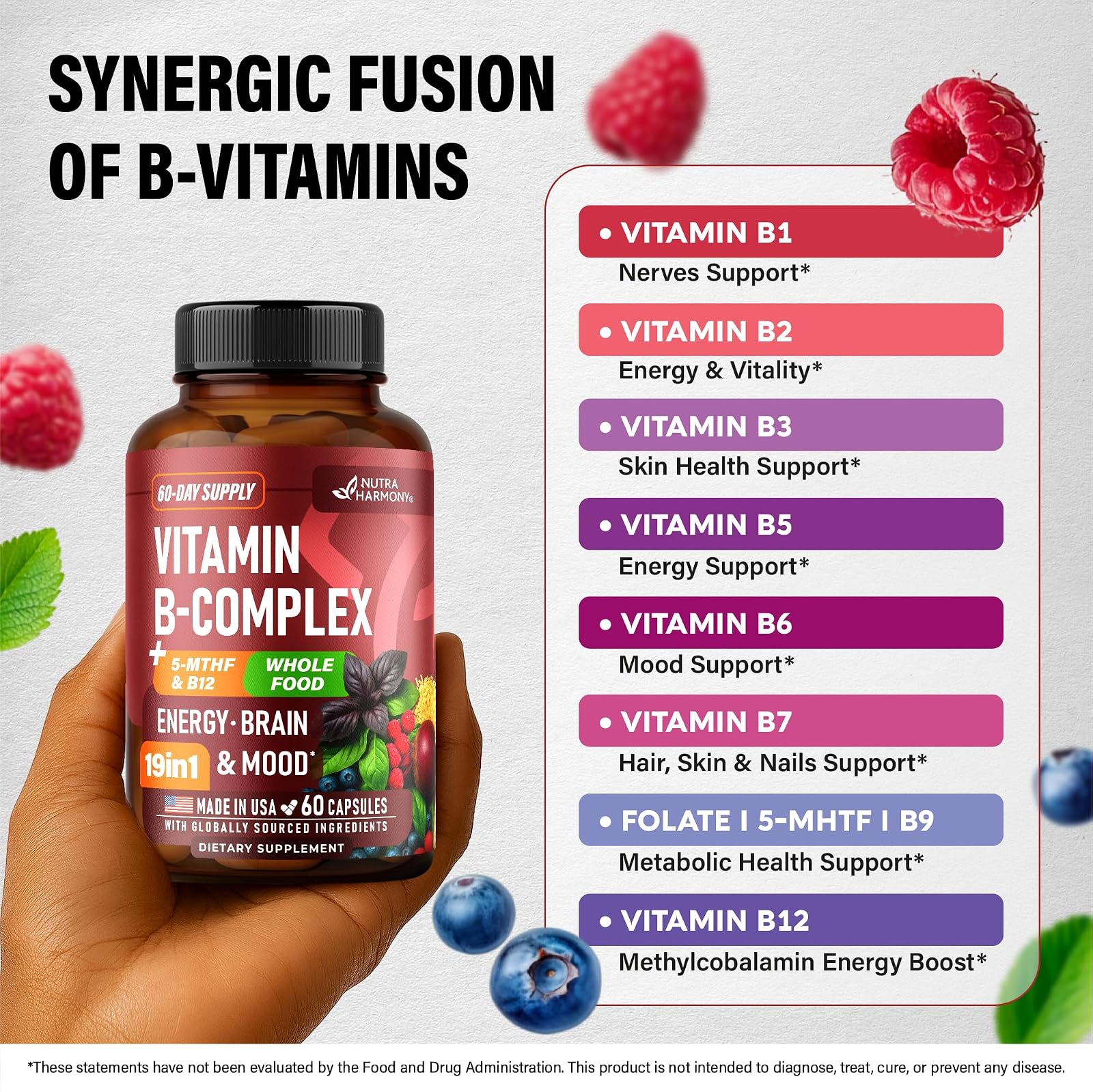 Vitamin B Complex for daily wellness