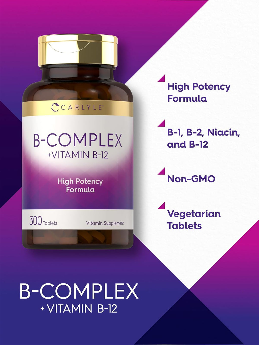 Vitamin B complex for daily wellness