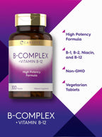 Vitamin B complex for daily wellness