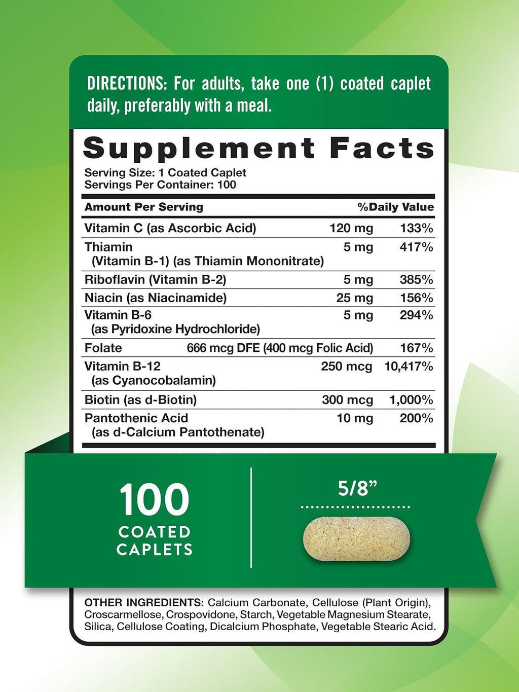 Vitamin B Complex for energy support