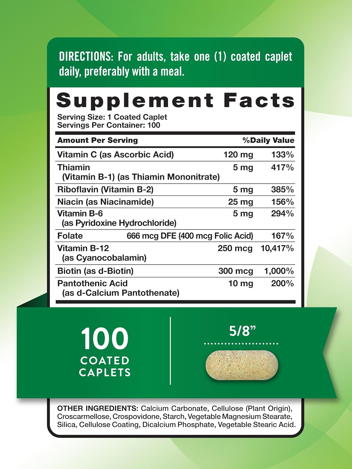 Vitamin B Complex for energy support