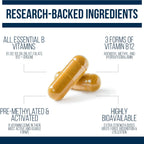Vitamin B complex for energy support