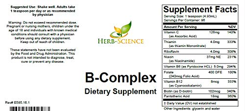 Vitamin b complex for energy support