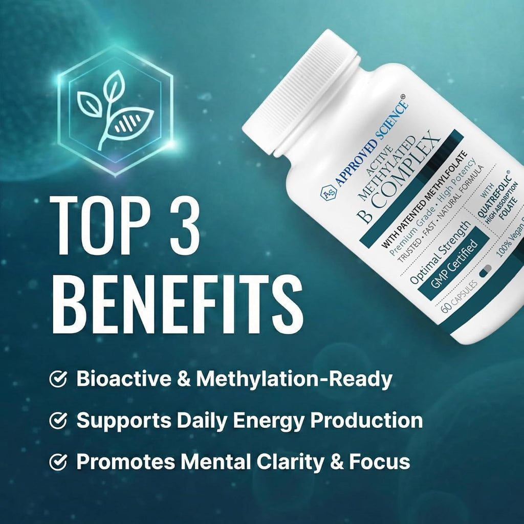 Vitamin B complex for energy support