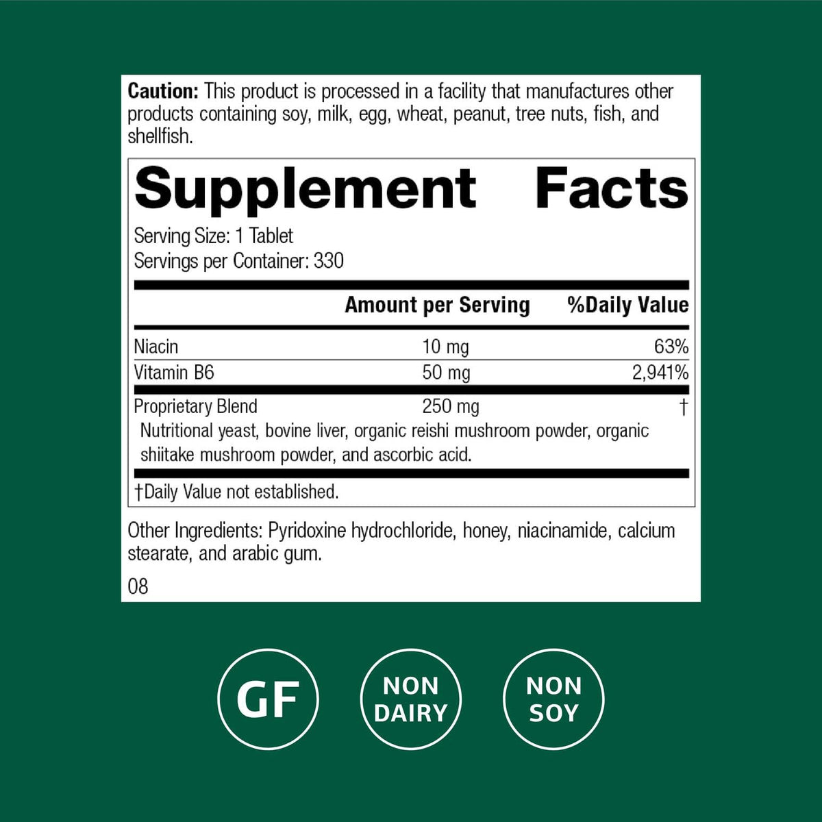 Vitamin B complex for energy support