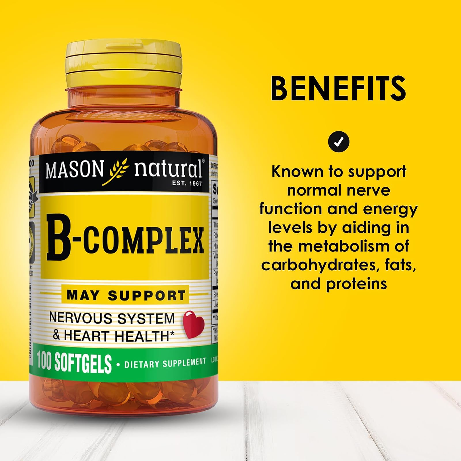 Vitamin b complex for energy support