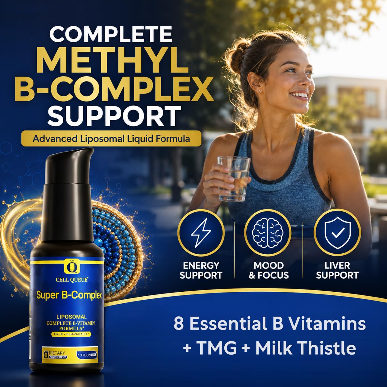 Vitamin B complex for energy