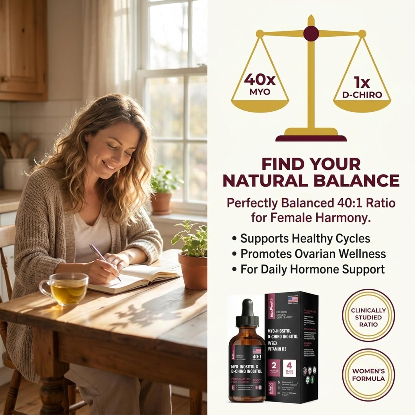Vitamin B complex for hormonal balance