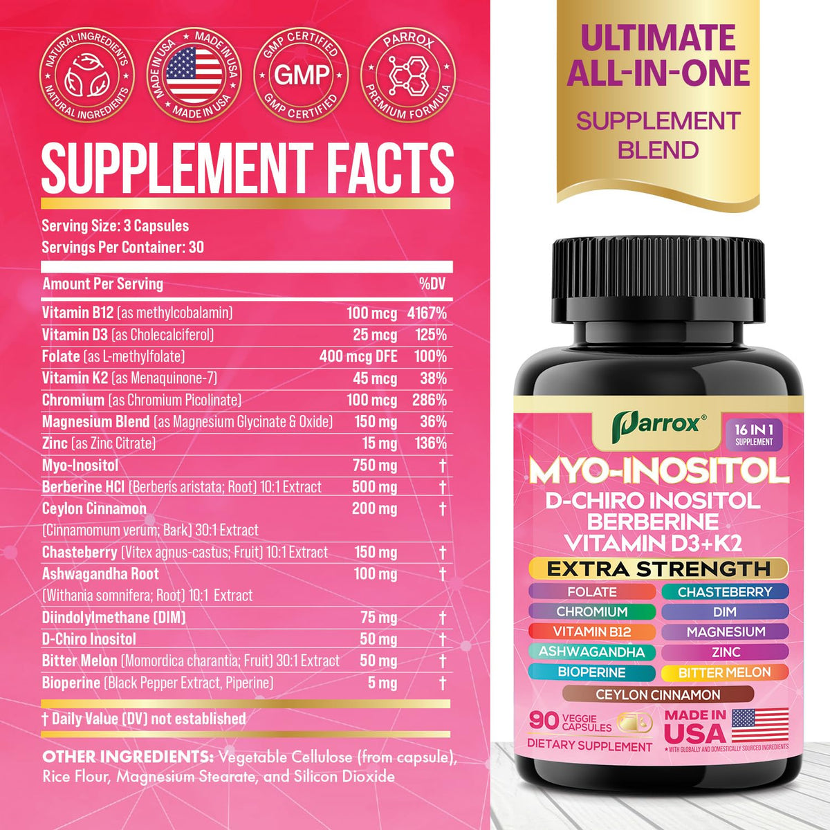 Vitamin B complex for hormonal balance