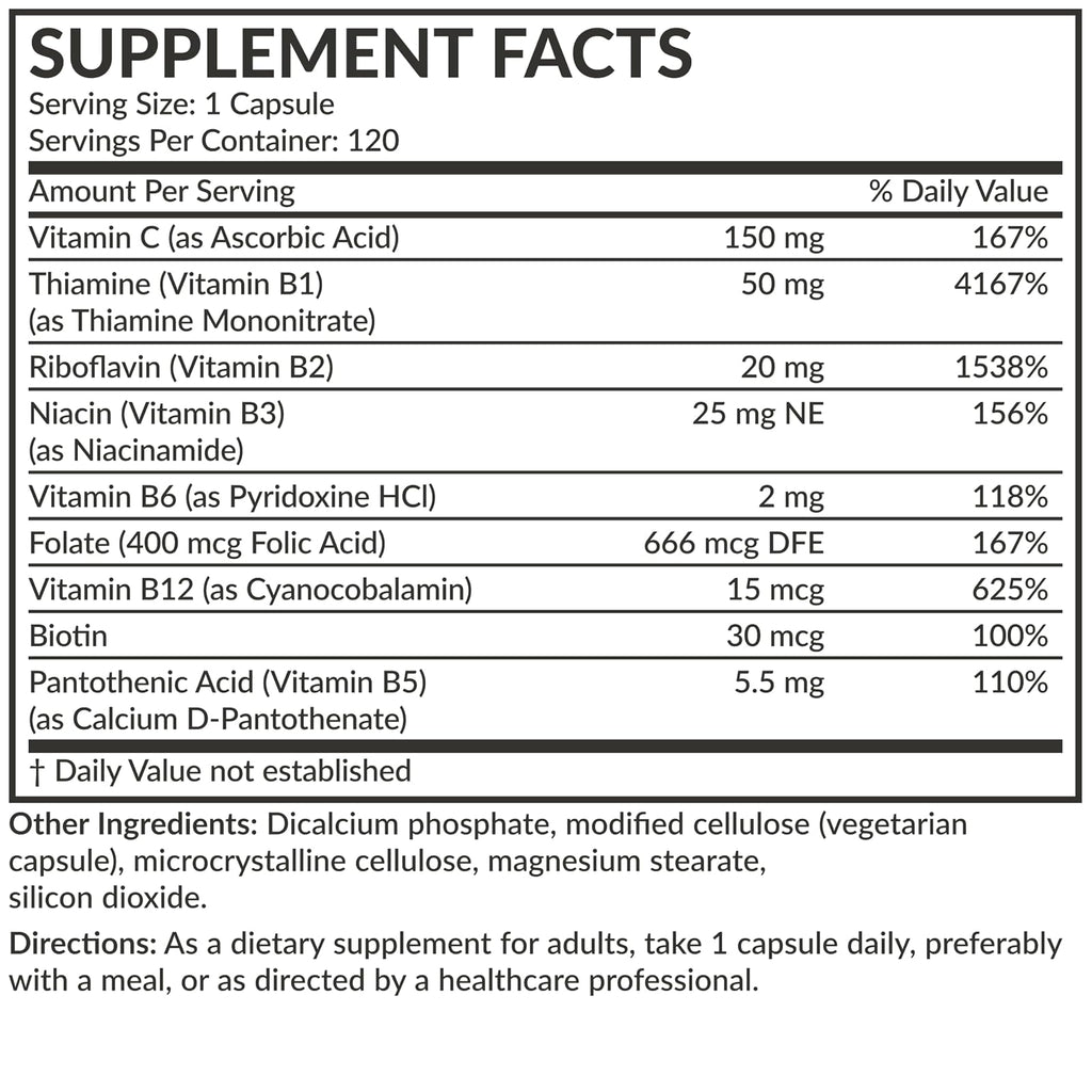 vitamin b complex for immune health