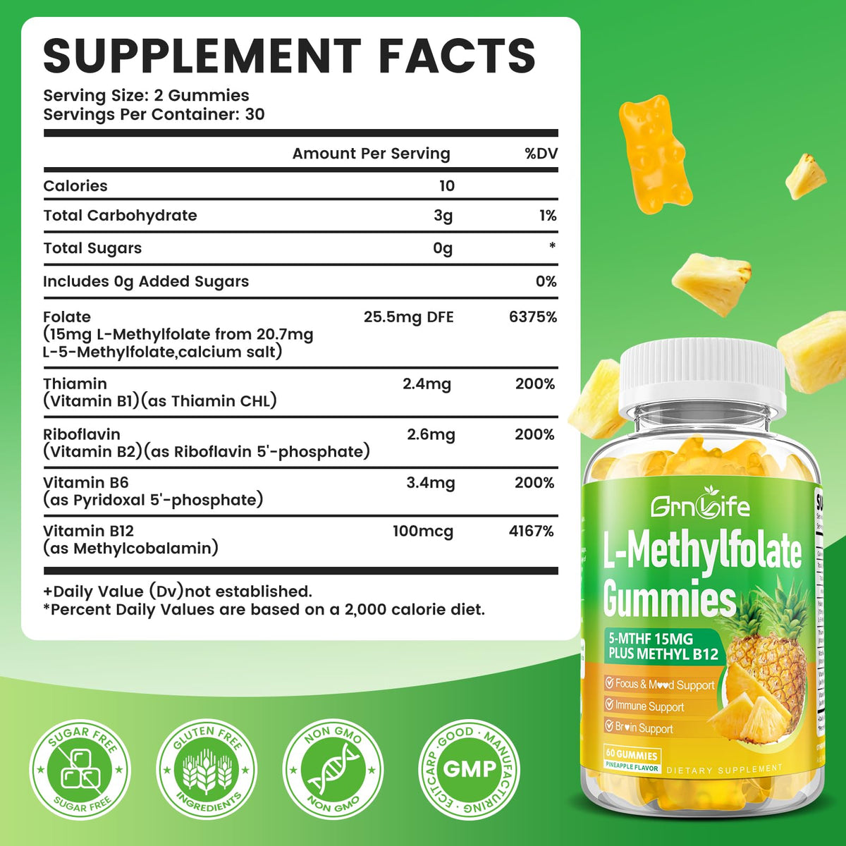 Vitamin B complex for mood enhancement