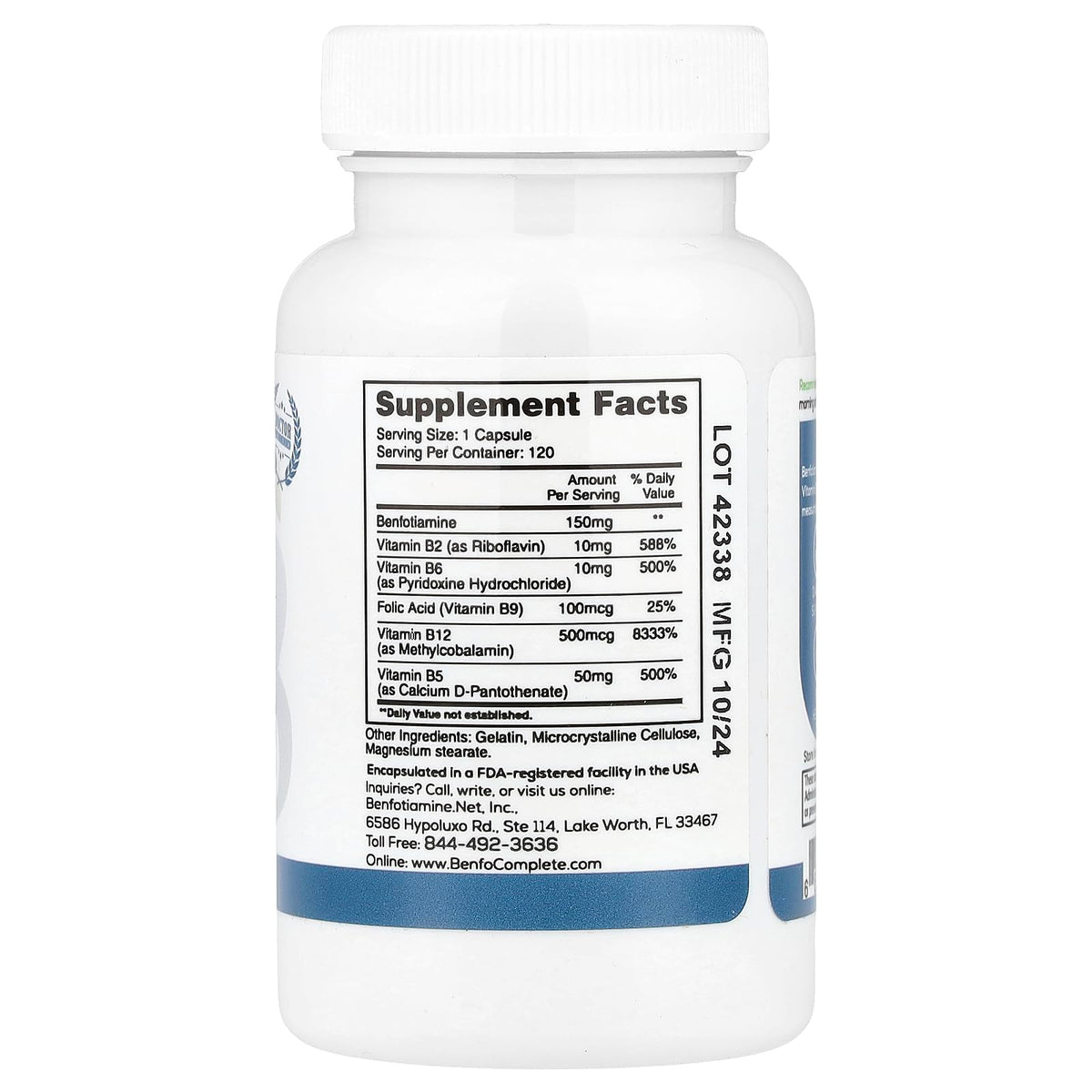Vitamin B complex for nerve health