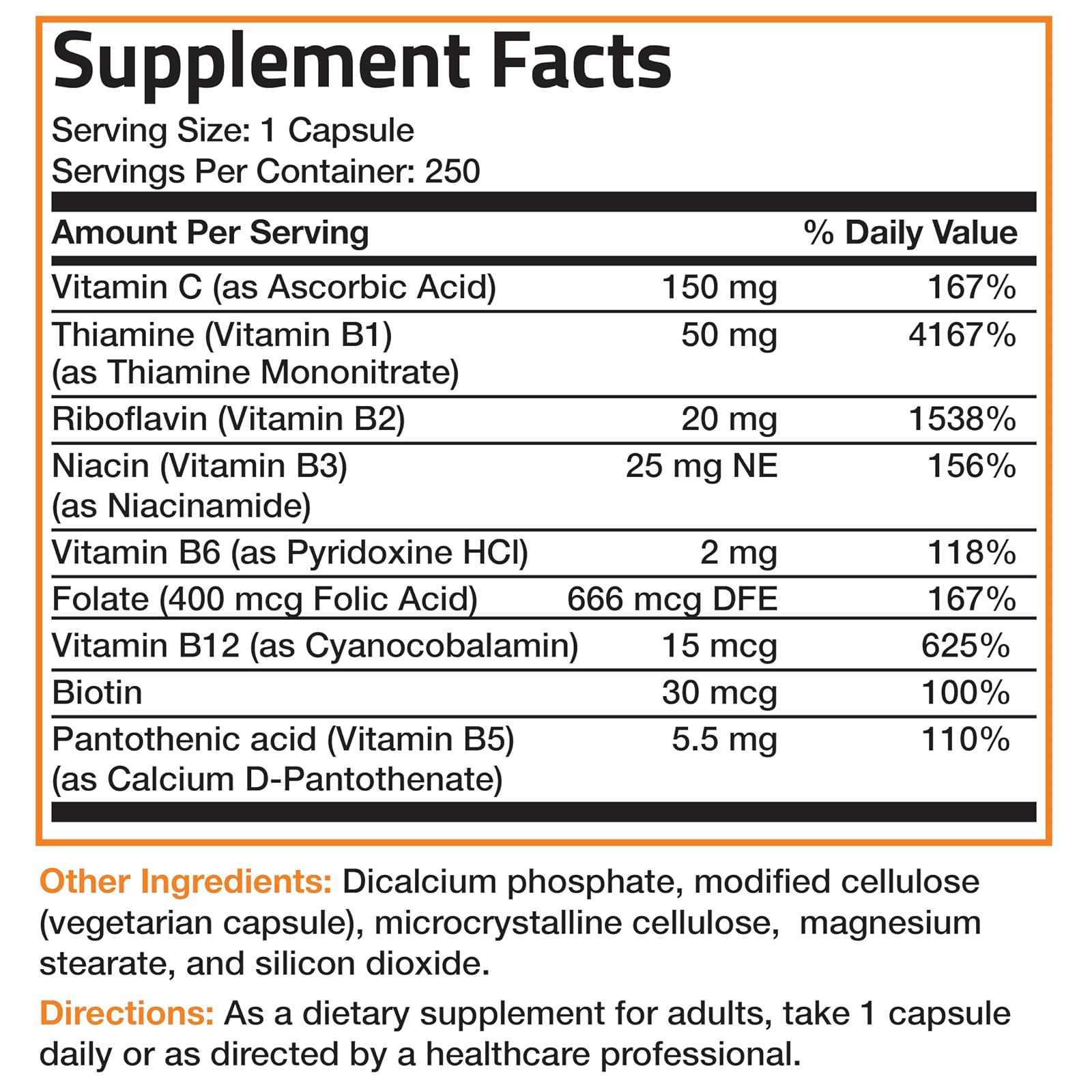 vitamin b complex for overall health