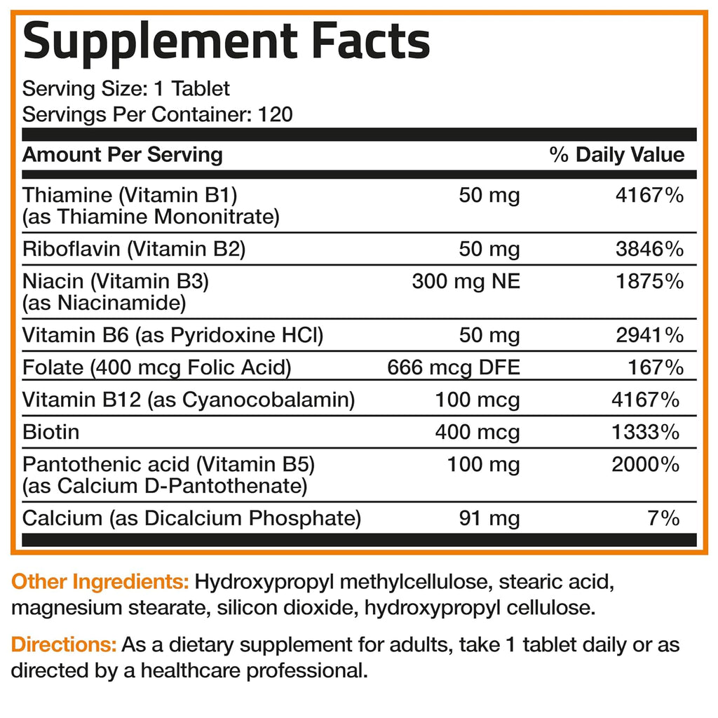 vitamin b complex for overall wellness